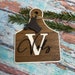 Cow Tag Decor / Western Last Name Sign / Cattle Tag Name Sign - Etsy