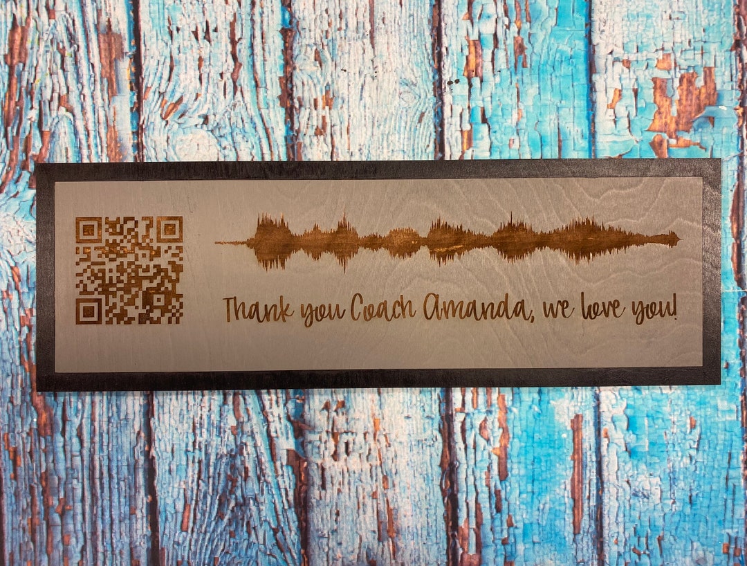 Soundwave QR Art / Soundwave Art / Memorial Gift - Etsy