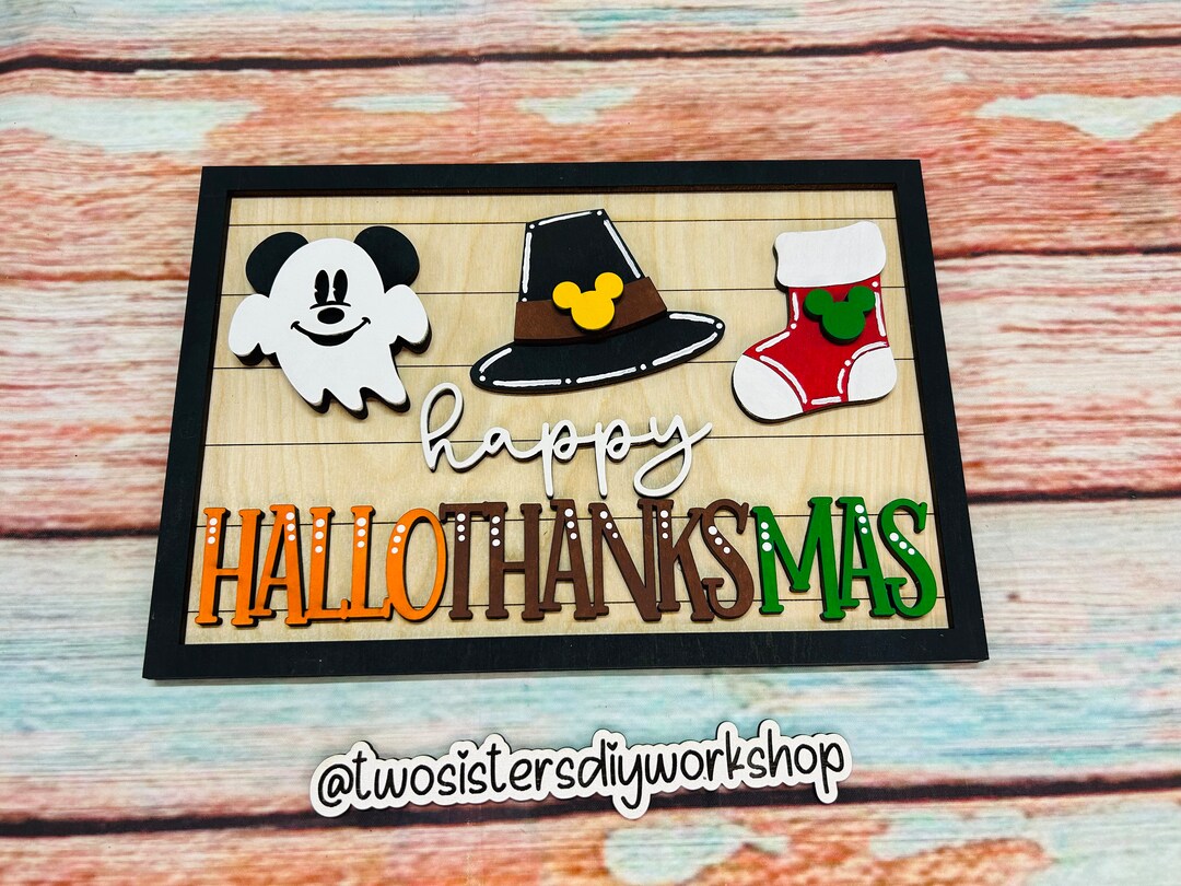 Happy Hallo Thank Mas Sign - Etsy