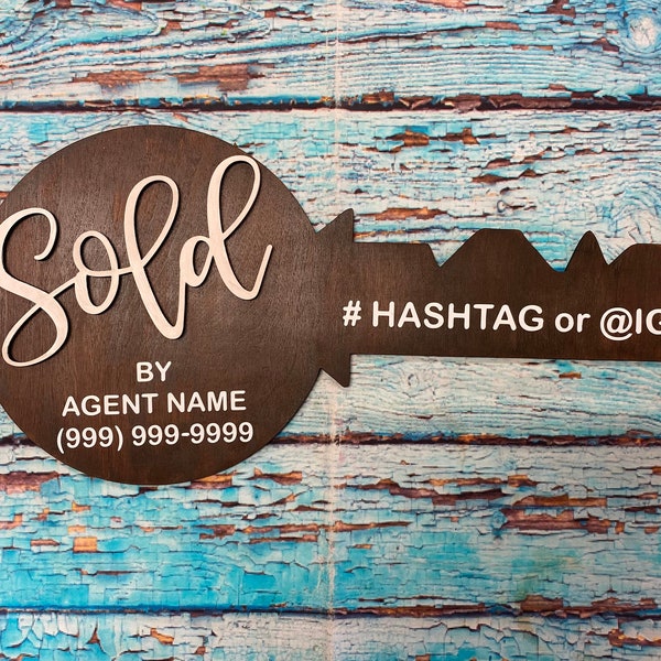 Sold Key Sign - Etsy