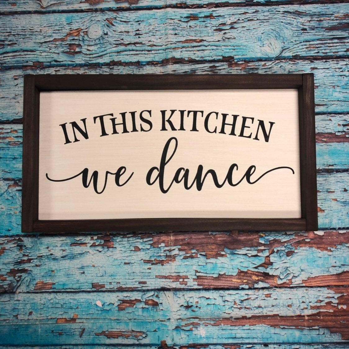 In This Kitchen We Dance / Kitchen Decor / Farmhouse Kitchen / - Etsy