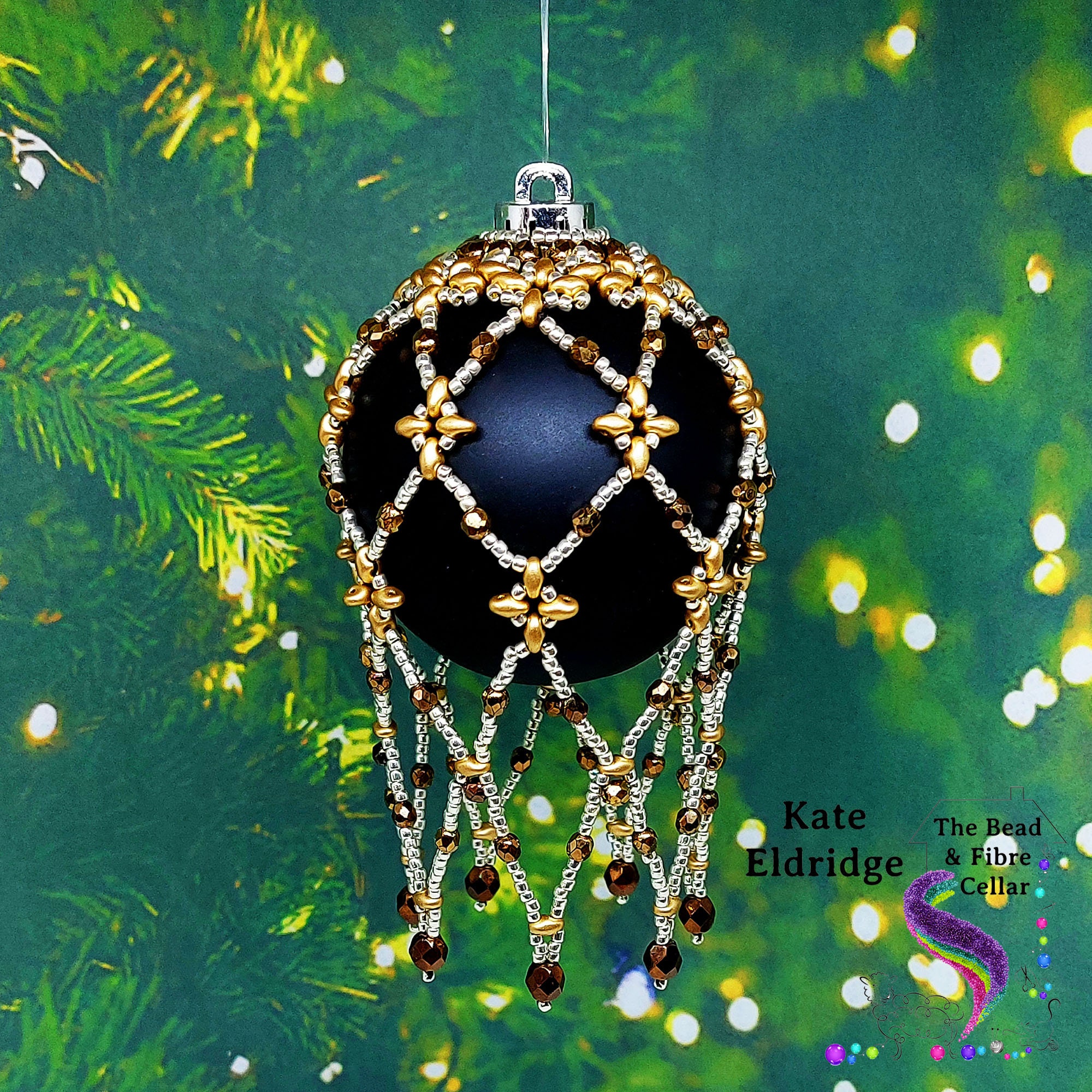 Ermine's Crosses Festive Beaded Bauble Ornament Download Tutorial - Etsy