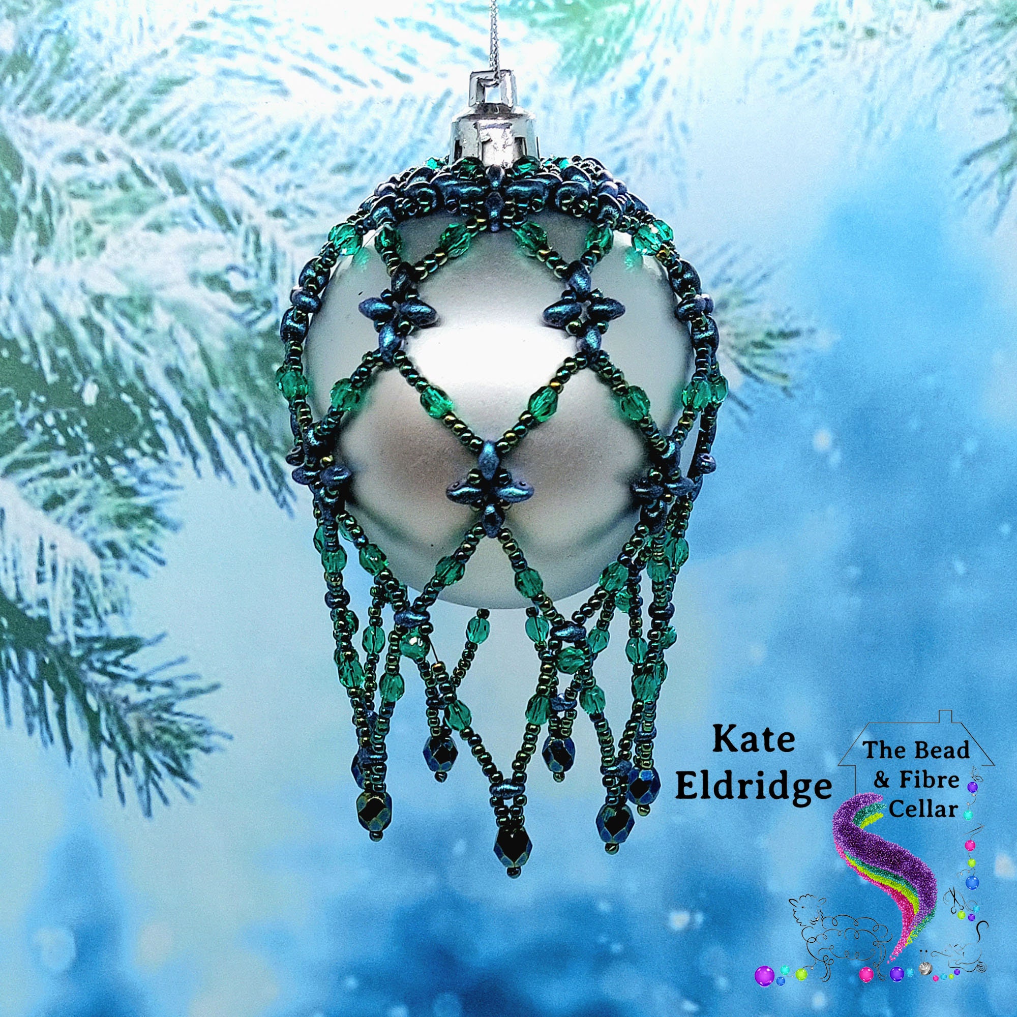 Ermine's Crosses Festive Beaded Bauble Ornament Download Tutorial - Etsy