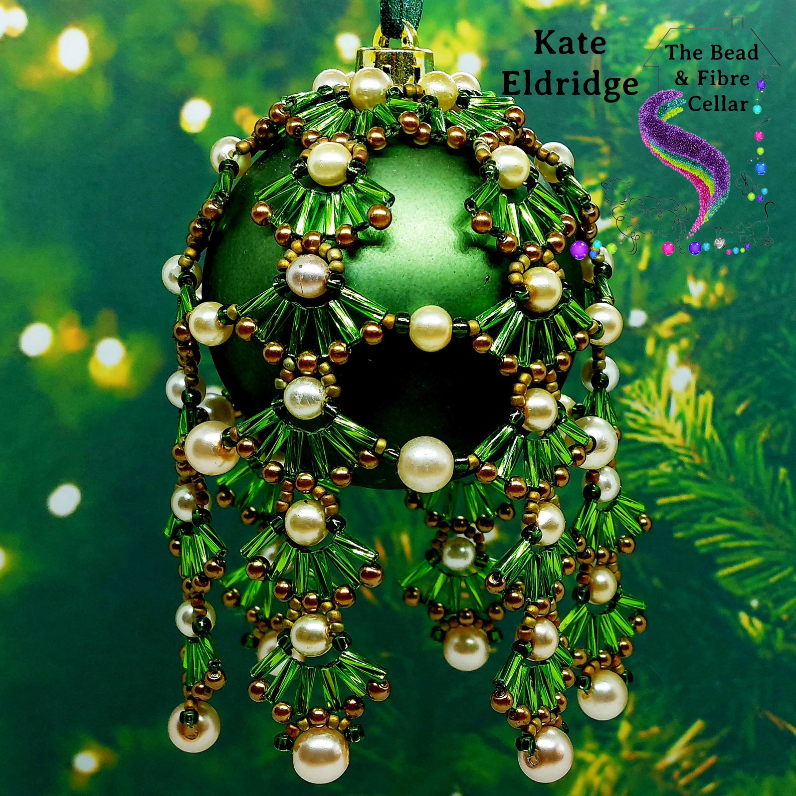 Fandangle Beaded Bauble Ornament Tutorial - Etsy