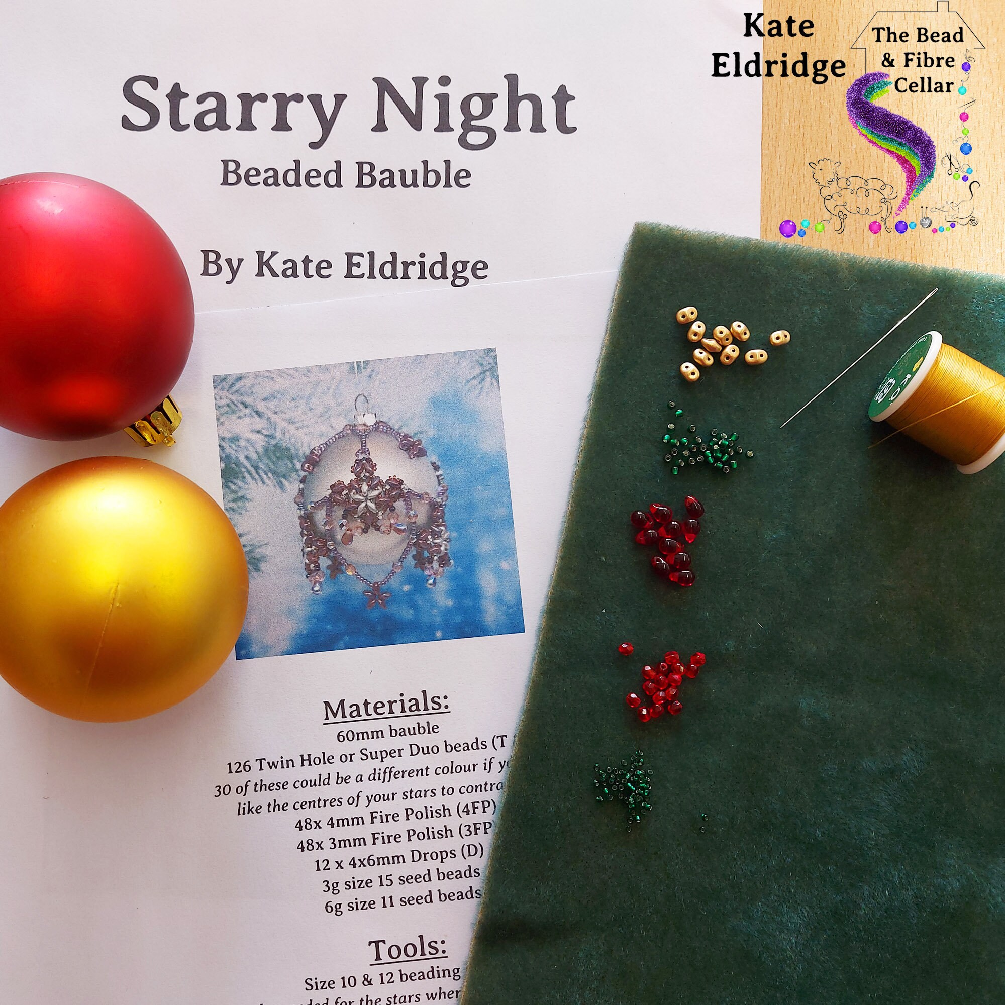 Starry Night Beaded Bauble Tutorial - Etsy