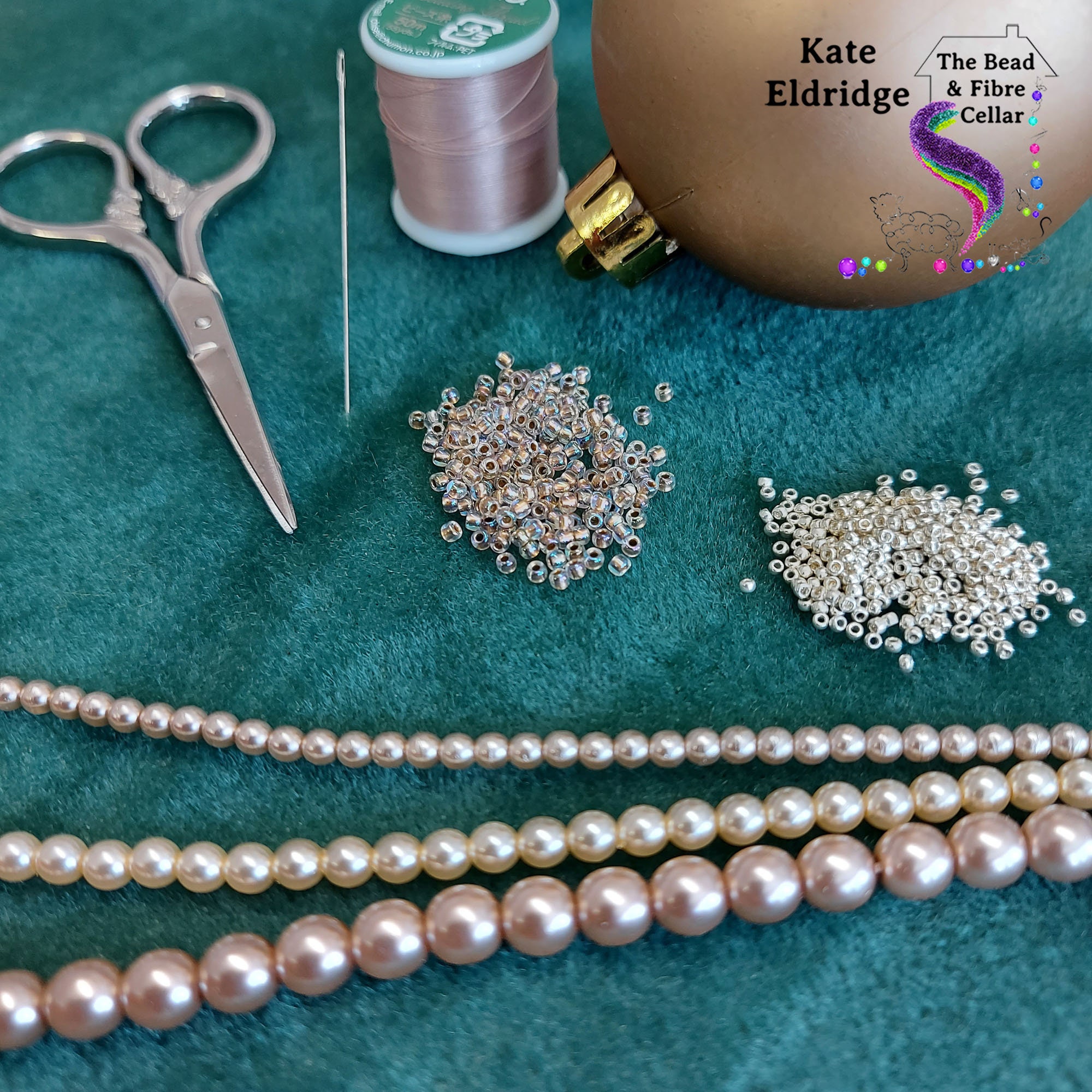 Nouveau Lace Beaded Festive Christmas Bauble Pattern Tutorial - Etsy