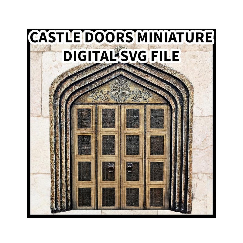 Castle Door - Etsy