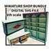 Miniature Bookcase - SVG File - Digital Download for Laser Cutting - Etsy