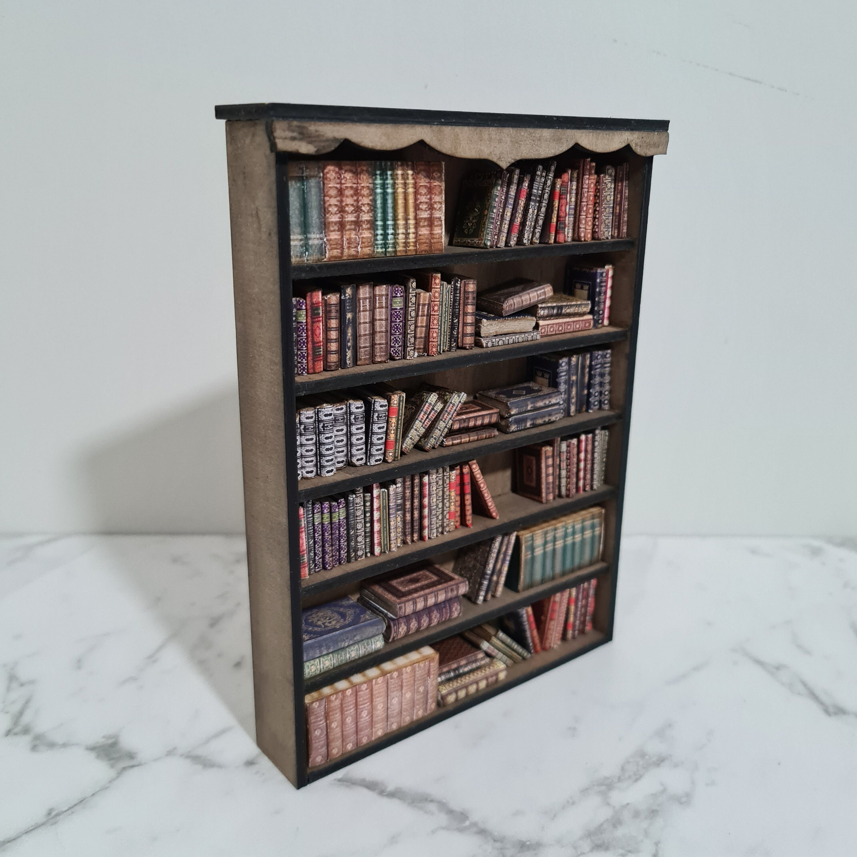Miniature Bookcase SVG File Digital Download for Laser - Etsy UK