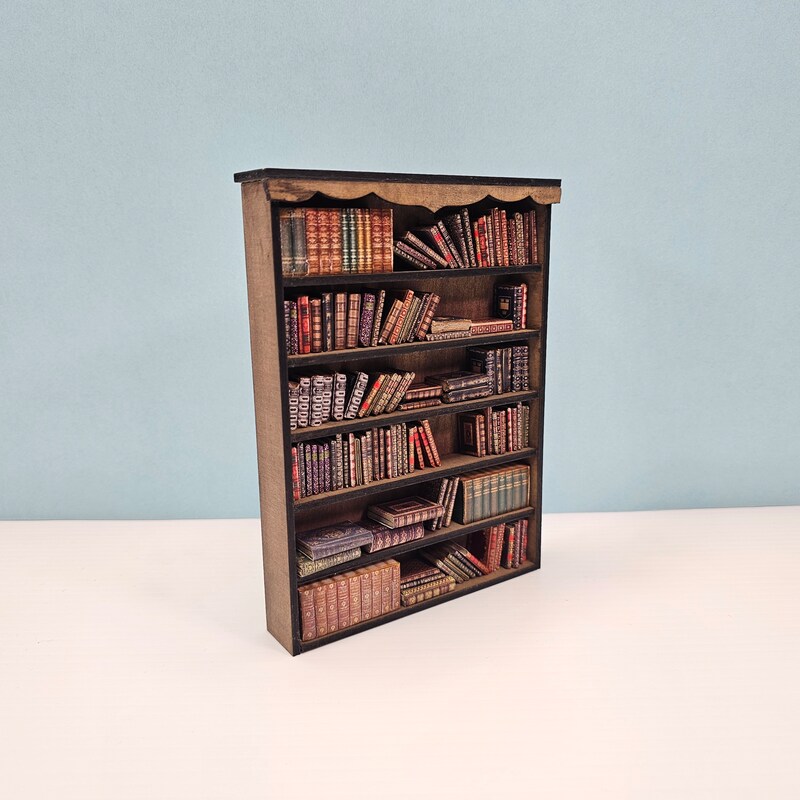 Miniature Bookcase - Etsy