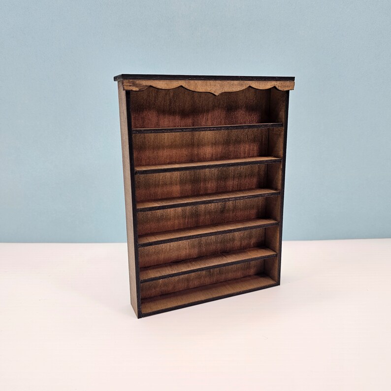 Miniature Bookcase SVG File Digital Download for Laser Cutting - Etsy