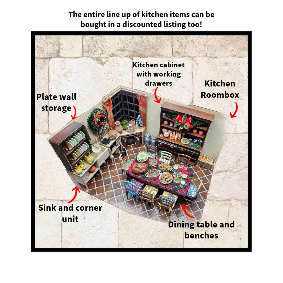 Miniature Kitchen Cabinet - SVG File - Digital Download for Laser ...