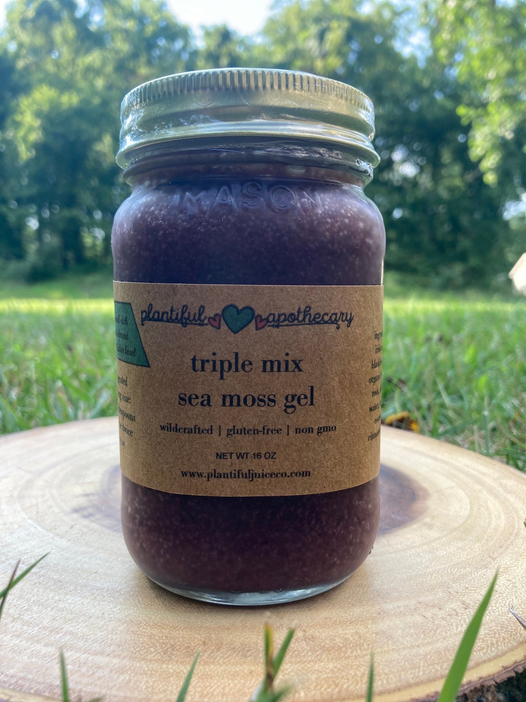 Wildharvested Irish Sea Moss Gel 102 Mineral Formula Chondrus Crispus ...