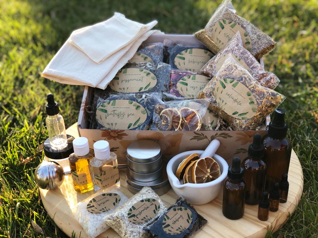 Mini Apothecary Starter Kit | Organic Herbs | Ebook - Etsy