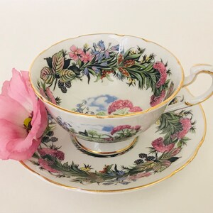 Paragon Seasonal Greeting Tea Cup and Saucer, Paragon Pink, Paragon ...