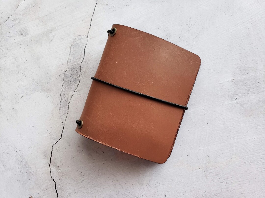 Atypical Micro "cajeta" Full Grain Leather Notebook Cover, Rustic ...