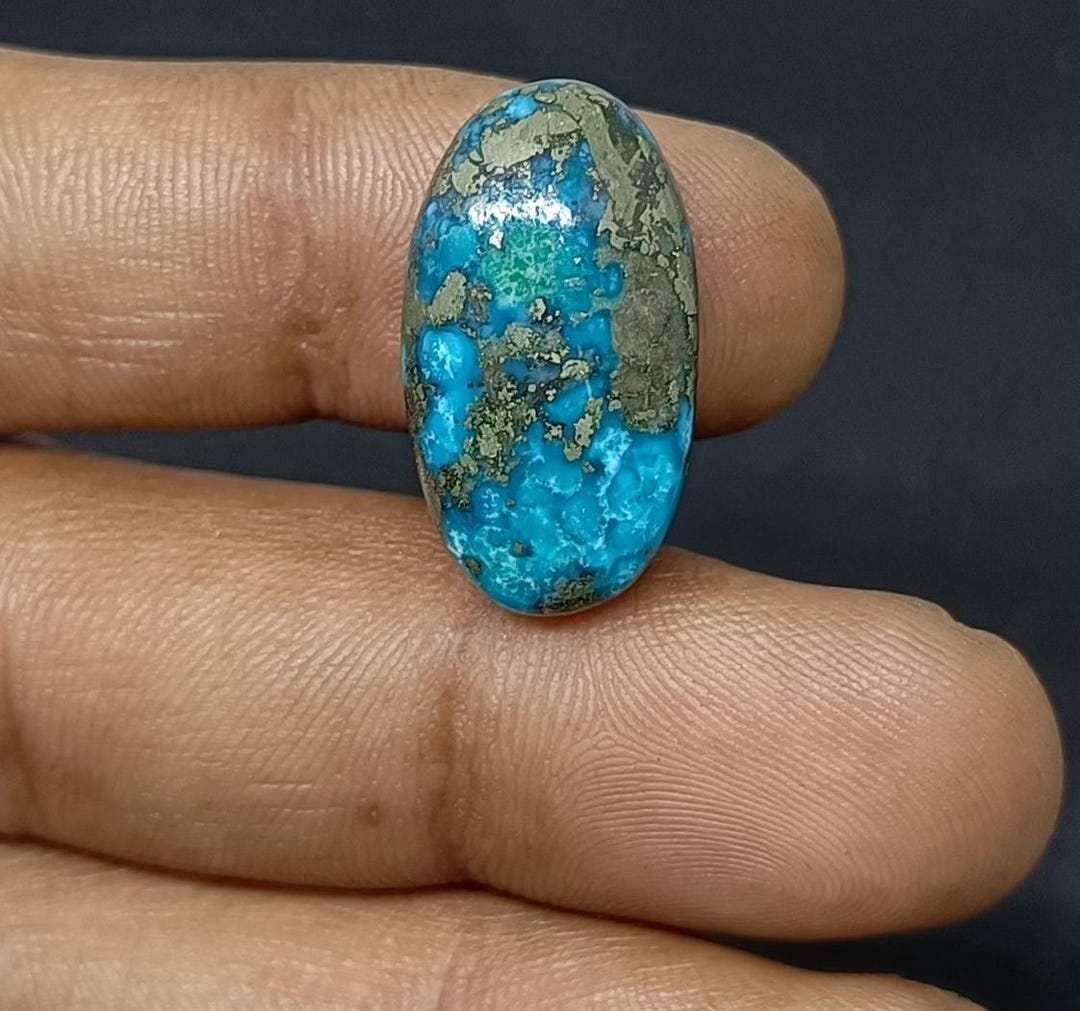 Turquoise Natural Persian Turquoise Gemstone, Turquoise Oval Shape ...