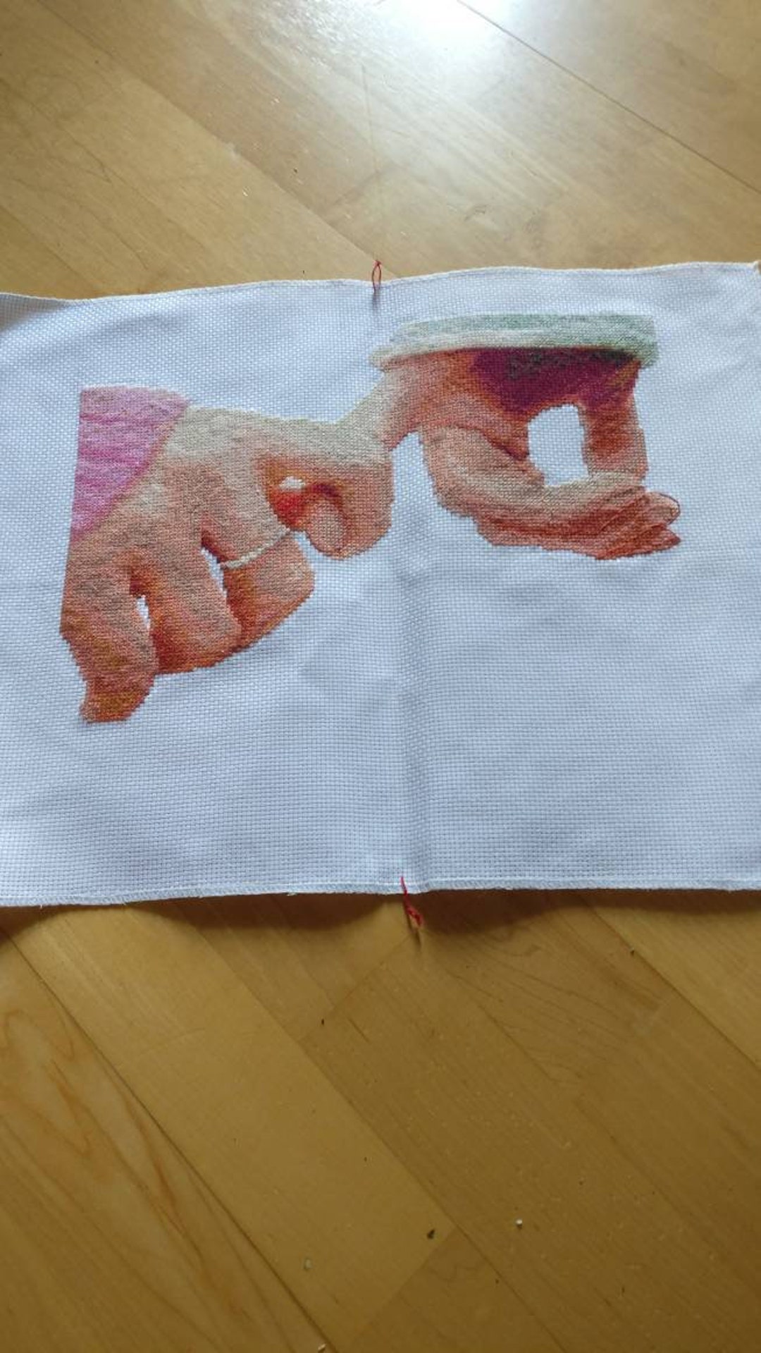 Handmade Embroidery Picture, Motif for Eternity - Etsy