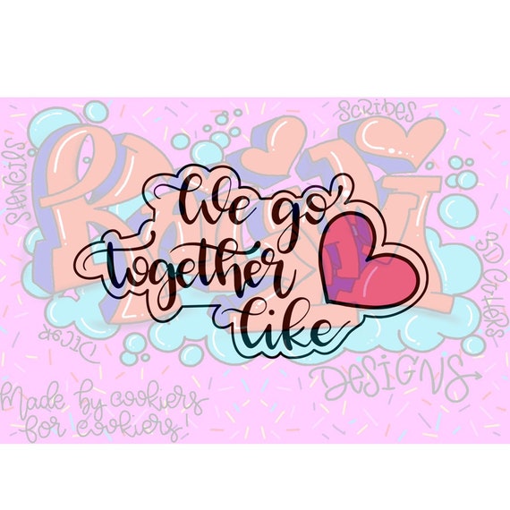 We Go Together Like | Etsy