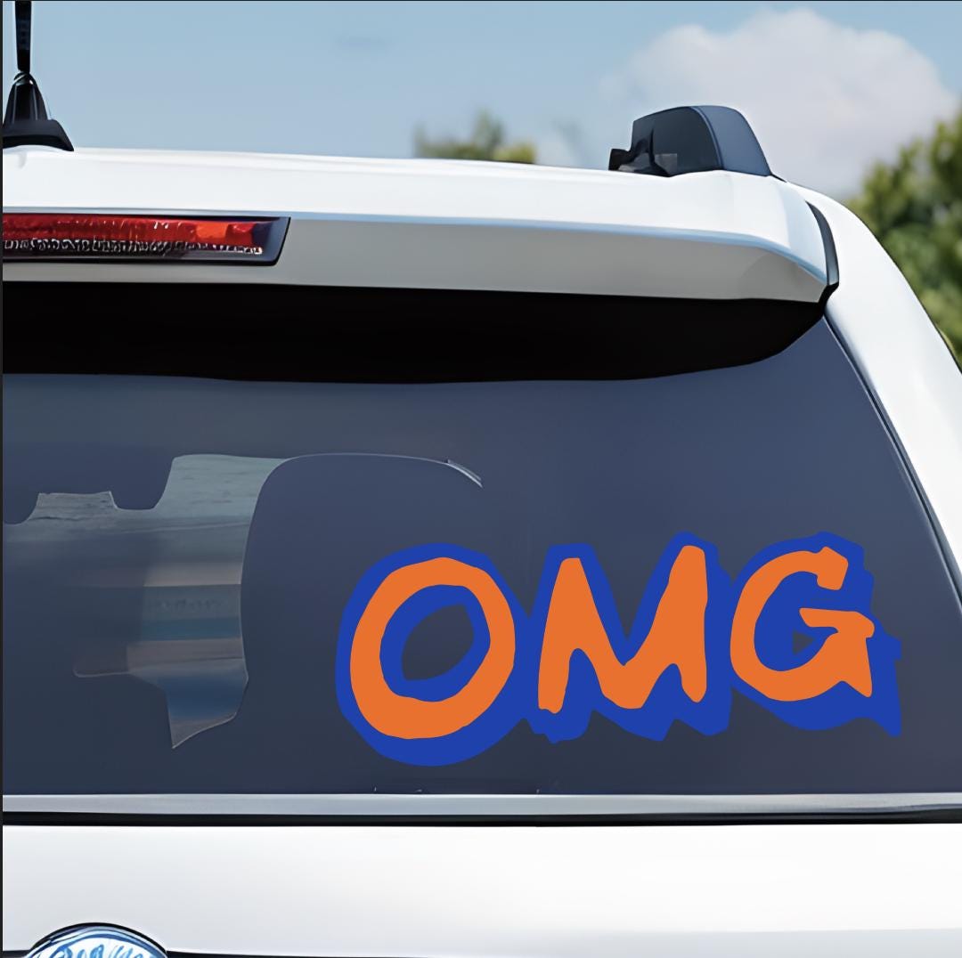 NY Mets OMG Stickers, Premium Vinyl Waterproof Stickers, Water Bottle ...