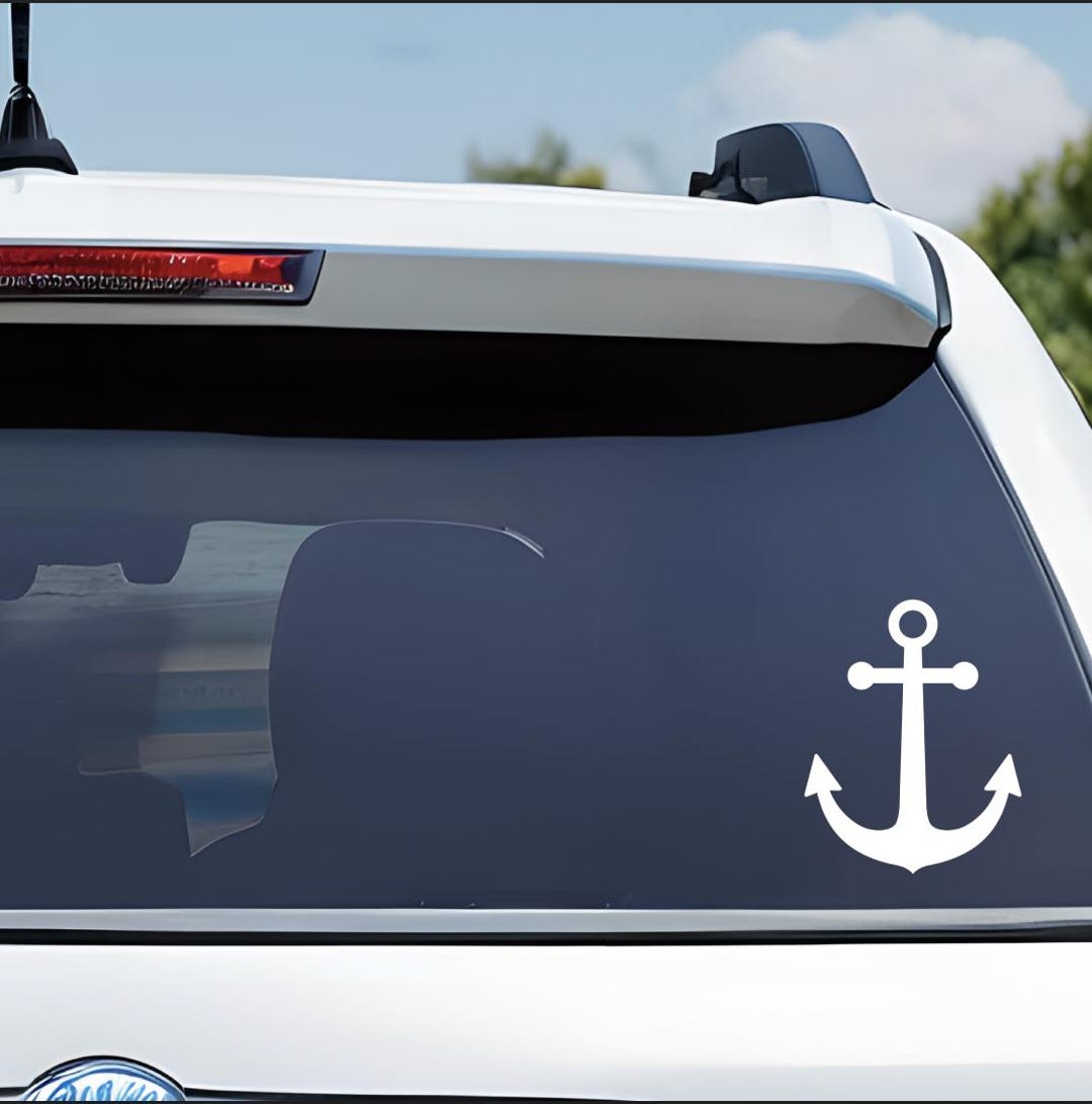 Anchor Vinyl Car and Truck Decal. Premium Outdoor or Indoor ...