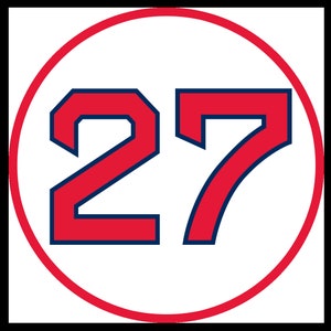 Boston Red Sox Retired Numbers, Premium Vinyl Waterproof Stickers - Etsy