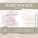Printable Habit Tracker / Universal Habit Tracker / Digital Planner ...