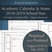 Printable Editable Academic Calendar/ Teacher Planner/ Daily Weekly ...
