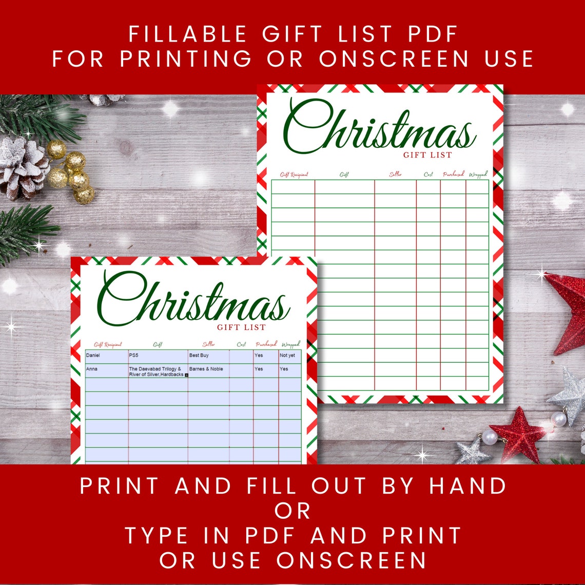 Printable Christmas Word Search With Answer Key and - Etsy