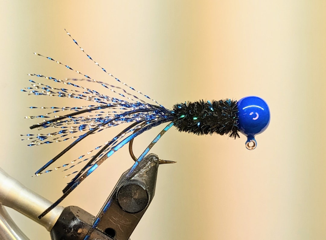 Candy Blue Crappie/ Bass Jig #181 5 per Pack 2 Sizes 2 Hook Styles ...