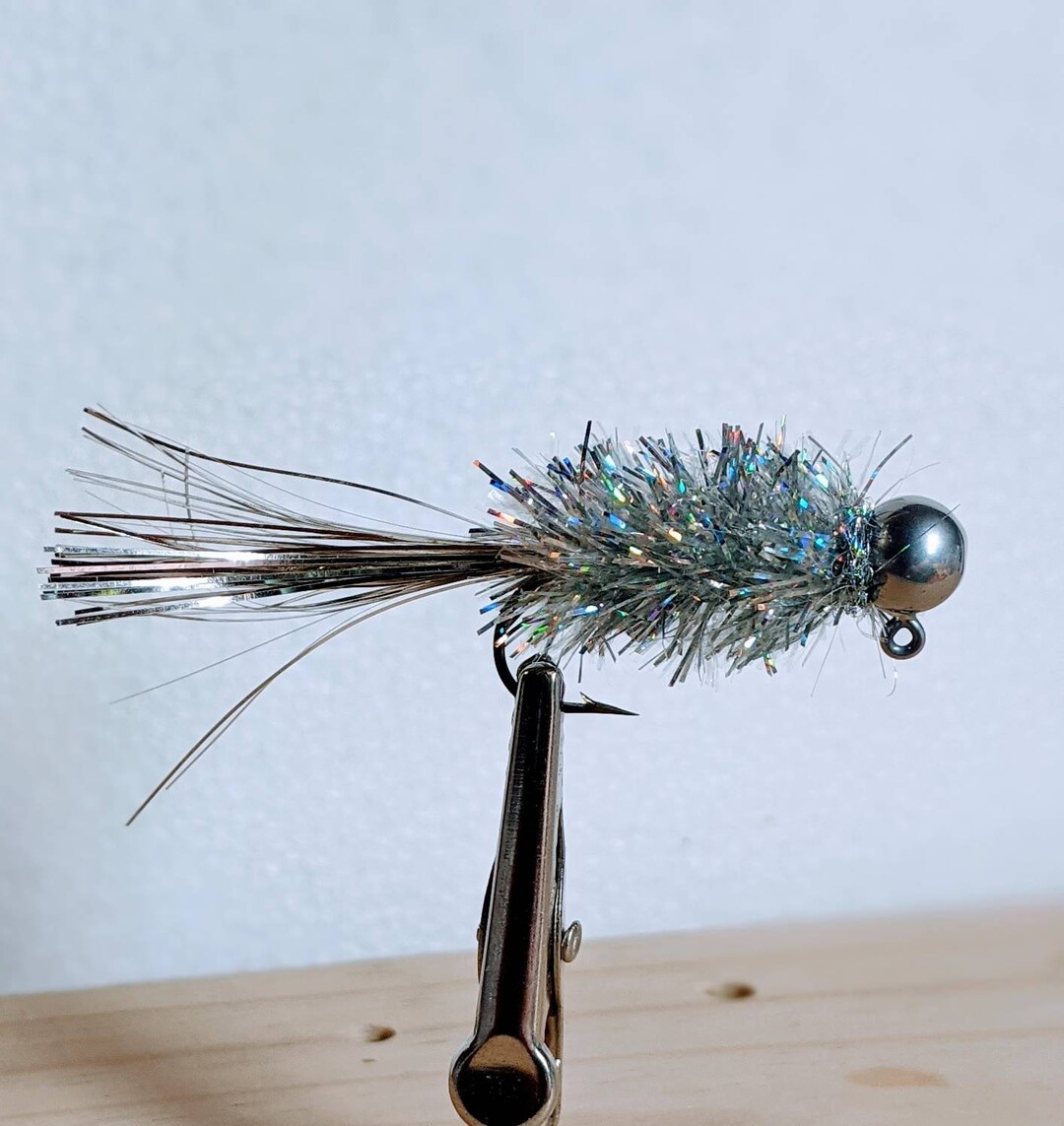 Chrome Crappie/bass Jig 212 5 per Pack 4 Sizes 2 Hook Styles Available ...