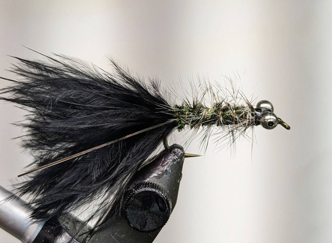 Silver Eyed Bead Bugger Fly - Etsy