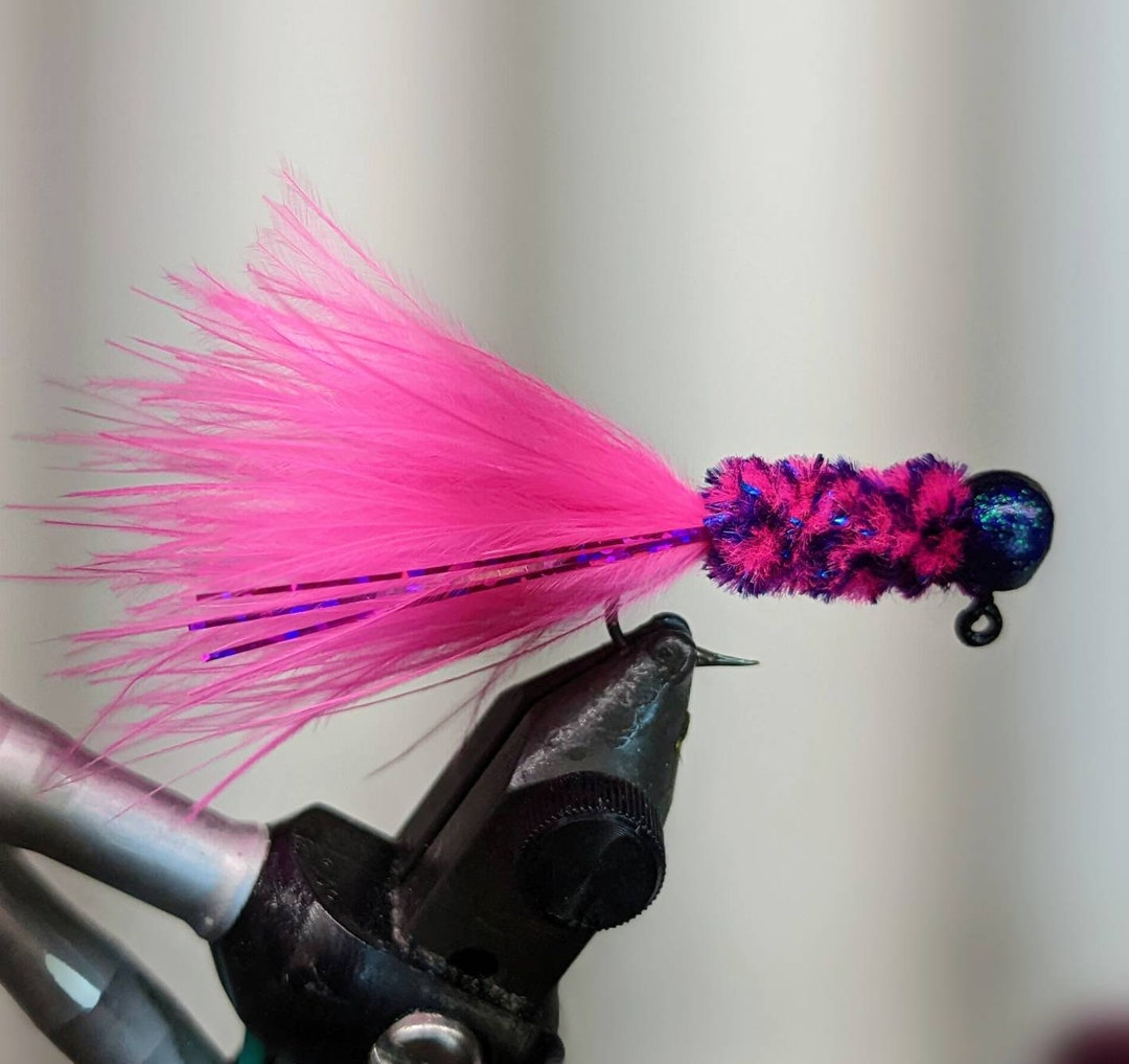 Junebug Crappie/Bass jig 18 5 per pack 4 sizes 2 hook styles available ...