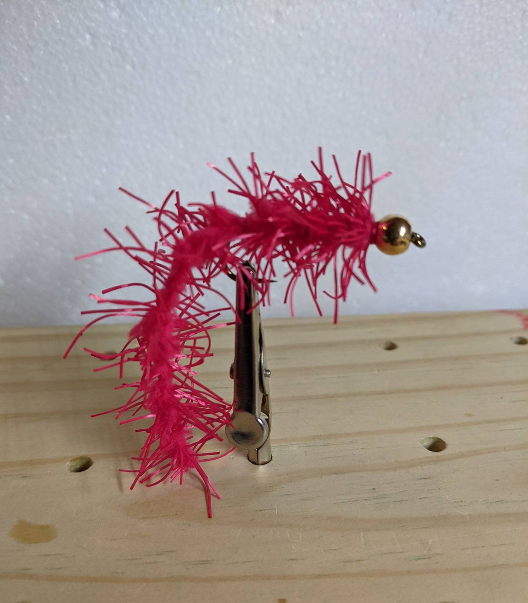 Red Beadhead Creeper Worm - Etsy