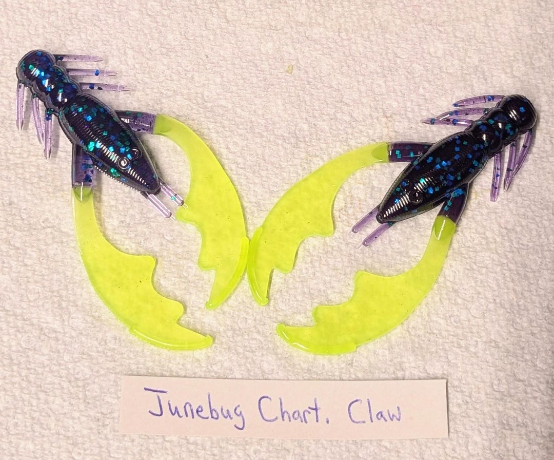 3" Crawfish 6 Packs 10 Different Colors - Etsy