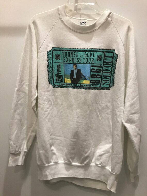 Vintage Bruce Springsteen Tunnel of Love Tour 1988 Sweatshirt | Etsy