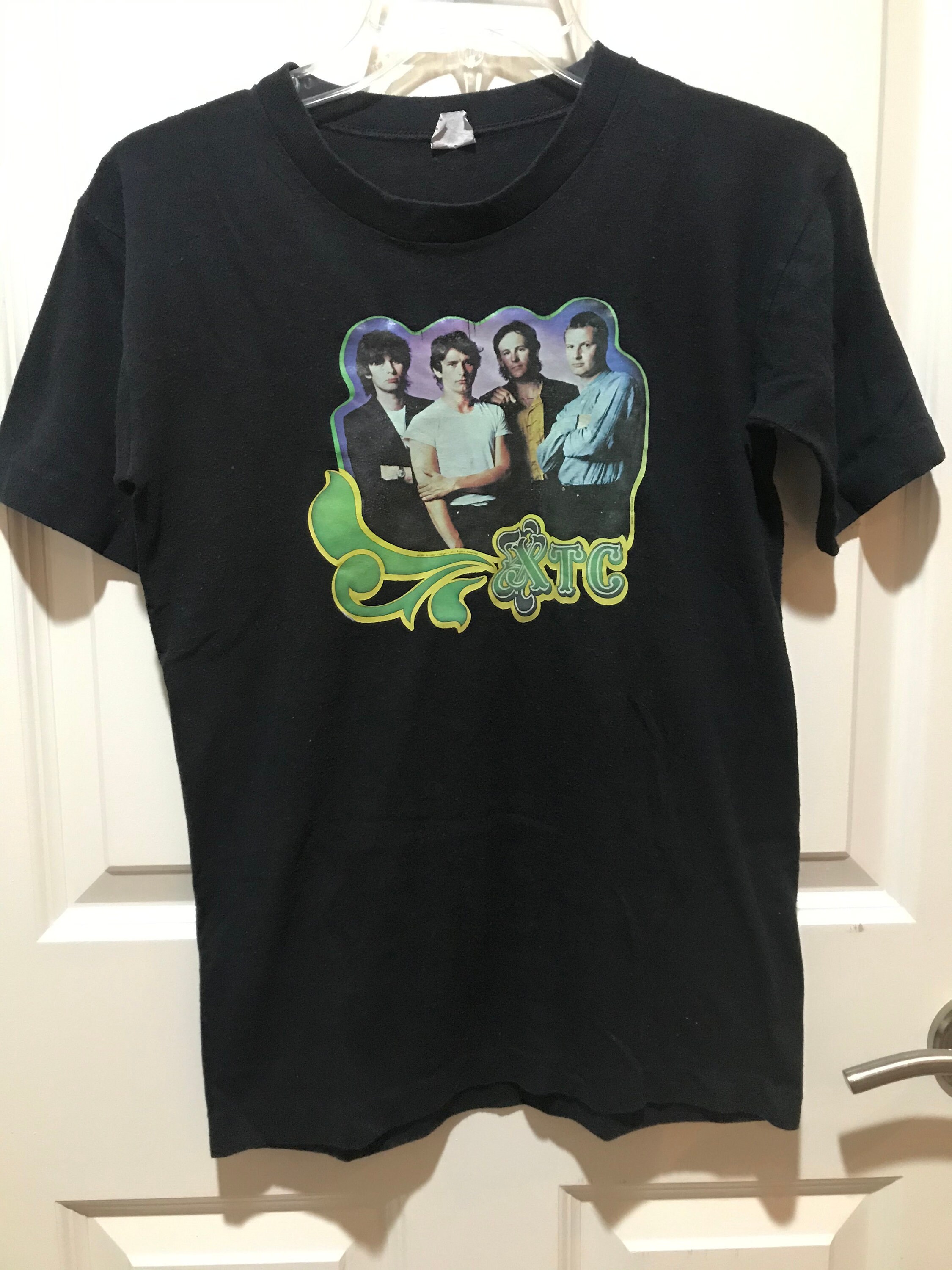 Vintage XTC 1980 T-shirt Black Sea New WAVEY RARE - Etsy