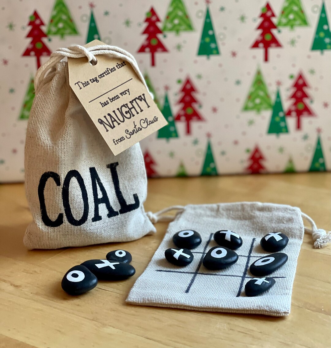 Lump of Coal, Bag of Coal, Coal for Christmas, Naughty or Nice, Tic Tac ...