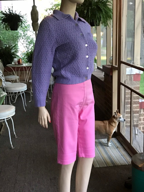 Vintage High-waist Side Zip Shorts - Gem