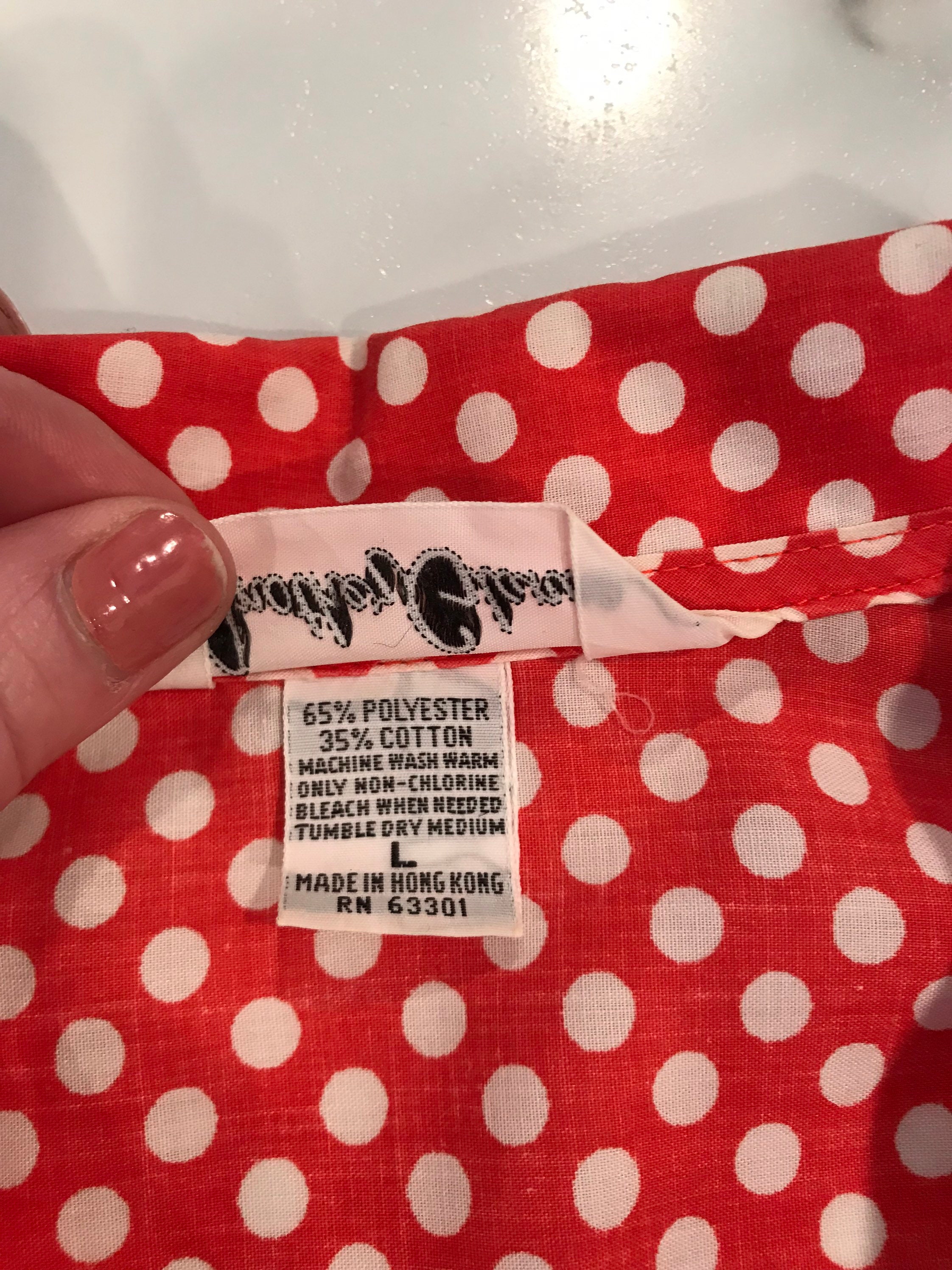 Vintage Red and White Polka Dot House-dress - Etsy Canada