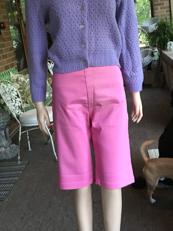 Vintage High-waist Side Zip Shorts - Gem