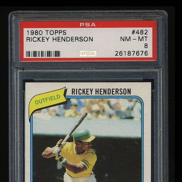 Baseball Cards Rickey Henderson - Etsy