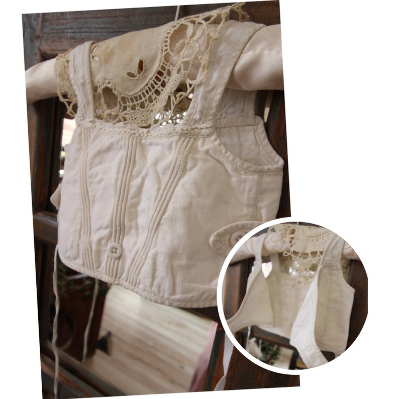 Antique 1900s /french/ Victorian Undergarments/ Child Stays/antique ...