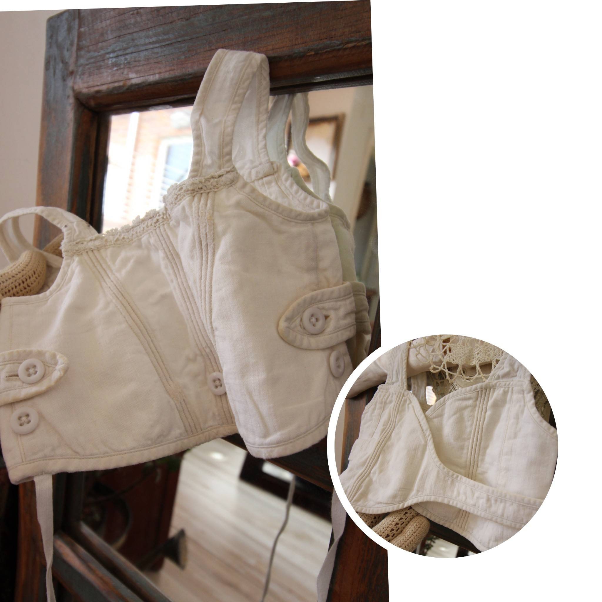 Antique 1900s /french/ Victorian Undergarments/ Child Stays/antique ...