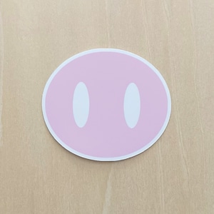 Pig Nose Sticker - Inspirational Sticker, Matte Waterproof Die-cut ...