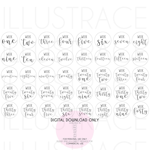 Milestone Svg - Etsy