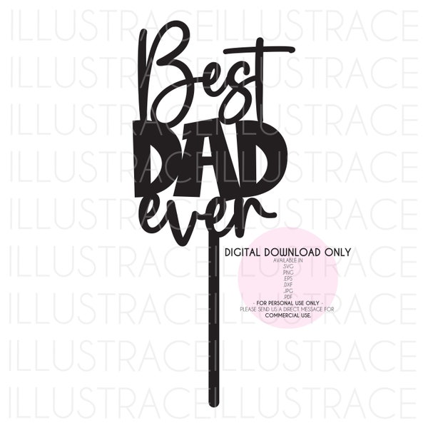 Dad Cake Topper - Etsy