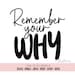 Remember Your Why Png - Motivational Quotes, Inspirational Quote, Work ...