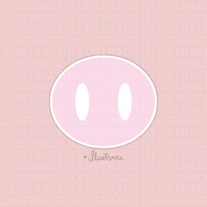 Pig Nose Sticker - Inspirational Sticker, Matte Waterproof Die-cut ...