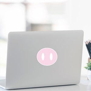 Pig Nose Sticker - Inspirational Sticker, Matte Waterproof Die-cut ...